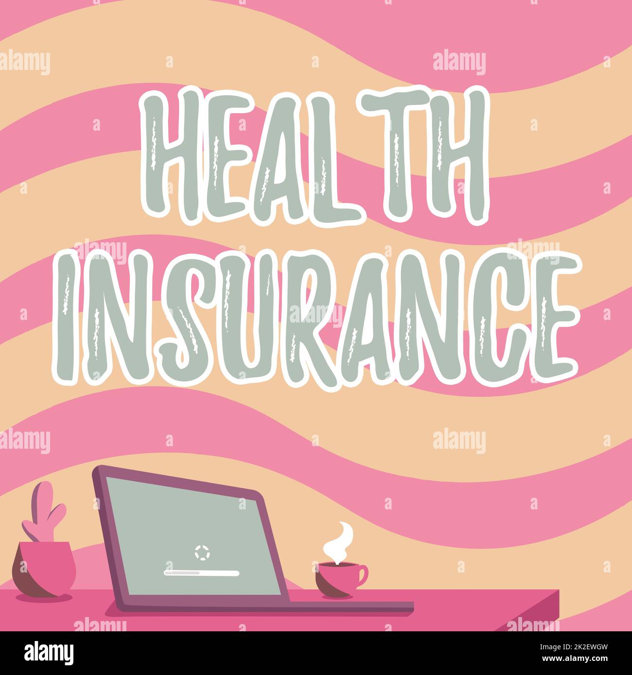 Writing displaying text Health Insurance. Word Written on coveragethat ...