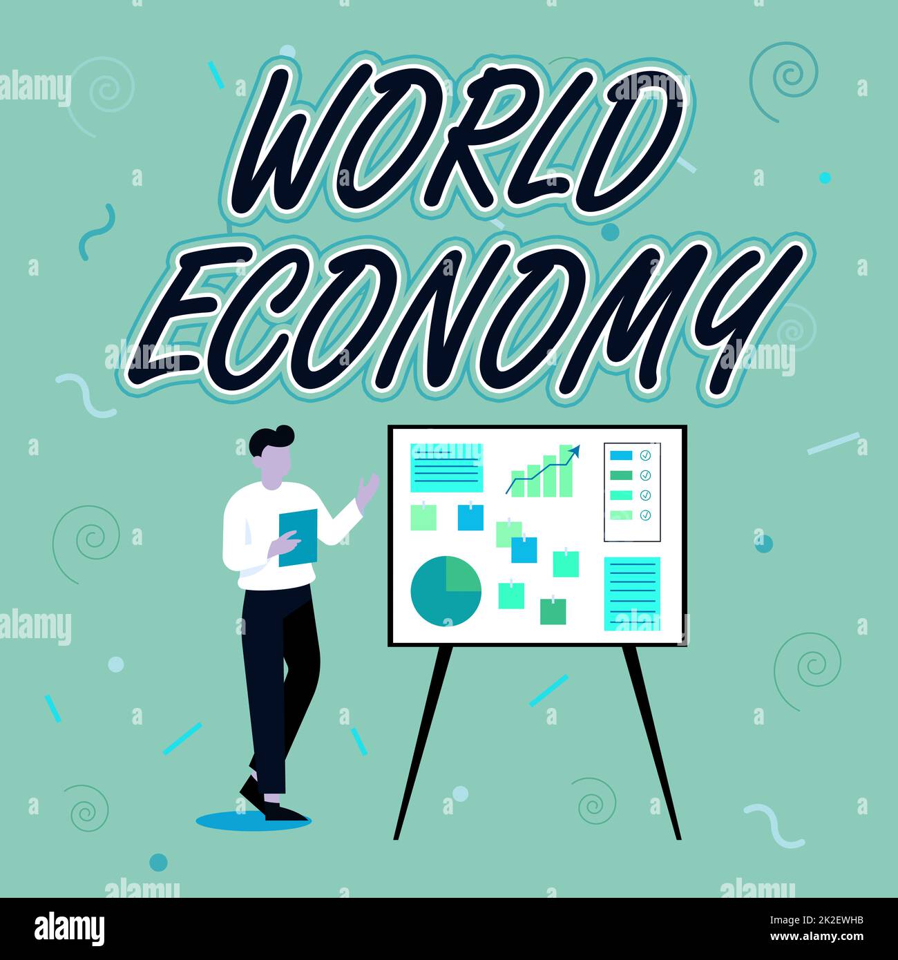 Handwriting text . Concept meaning Businessman Drawing Standing ...