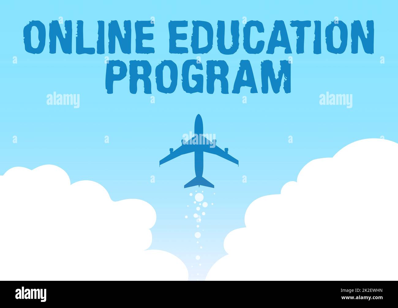 Text caption presenting Online Education Program. Business showcase ...