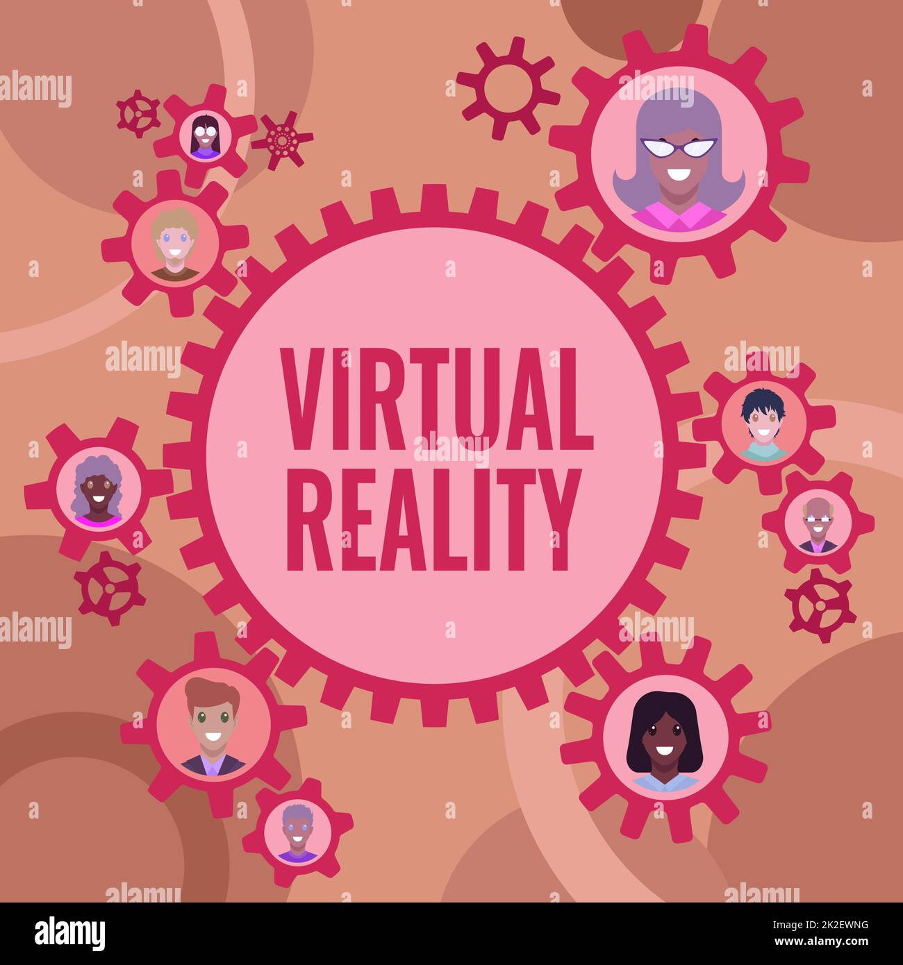 Sign displaying Virtual Reality. Word Written on Virtual Reality ...