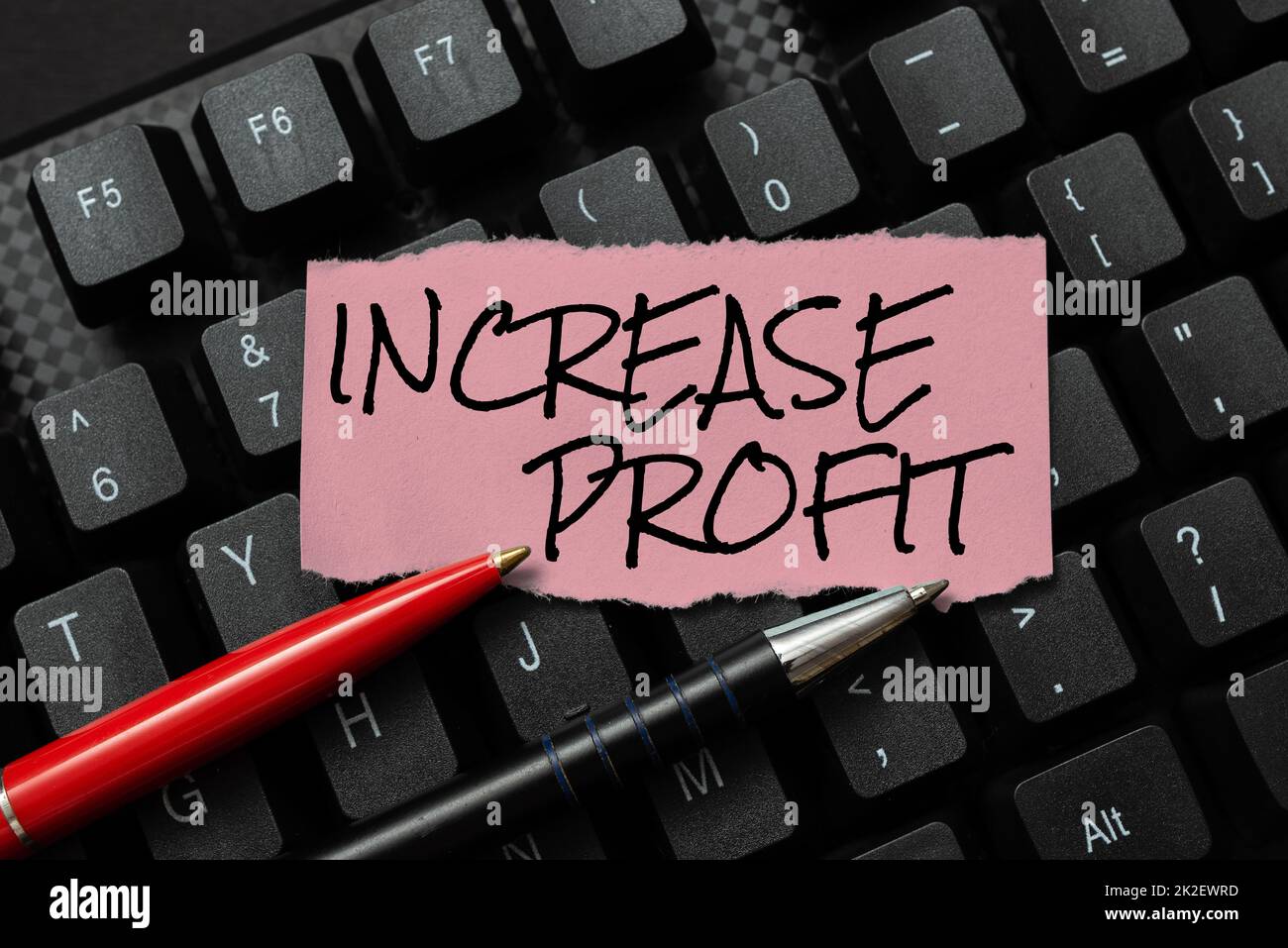 Writing displaying text Increase Profit. Internet Concept growth in ...