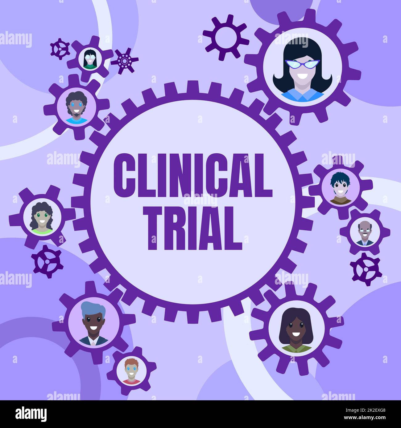 Writing displaying text Clinical Trial. Business approach trials to ...