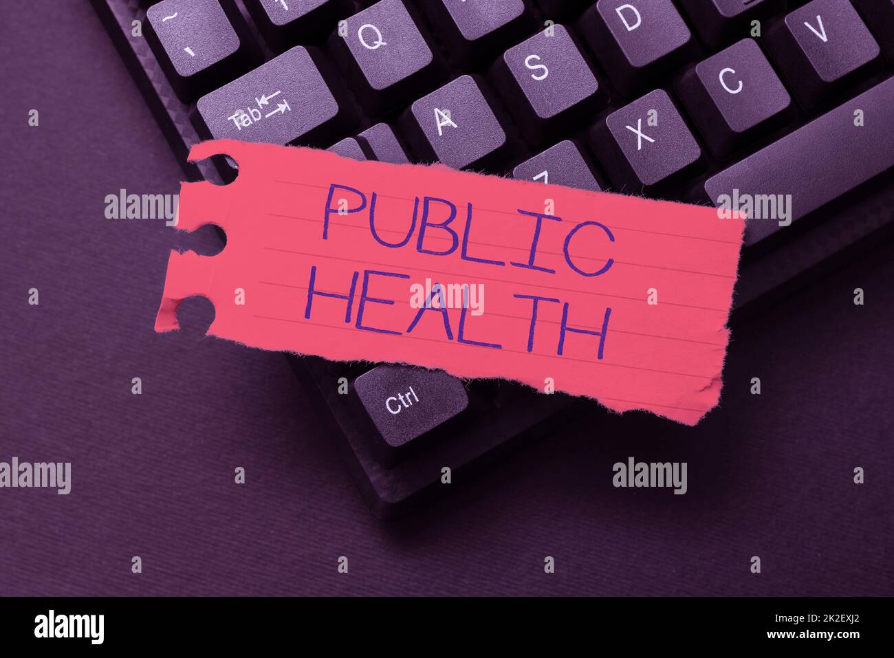 Sign Displaying Public Health Business Overview Promoting Healthy Lifestyles To The Community 
