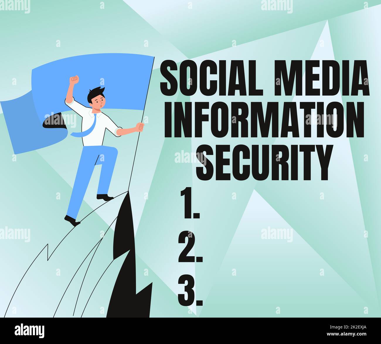 Text sign showing Social Media Information Security. Internet Concept ...