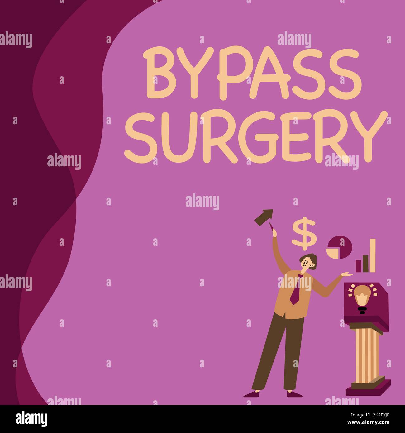 Text showing inspiration Bypass Surgery. Business showcase type of ...