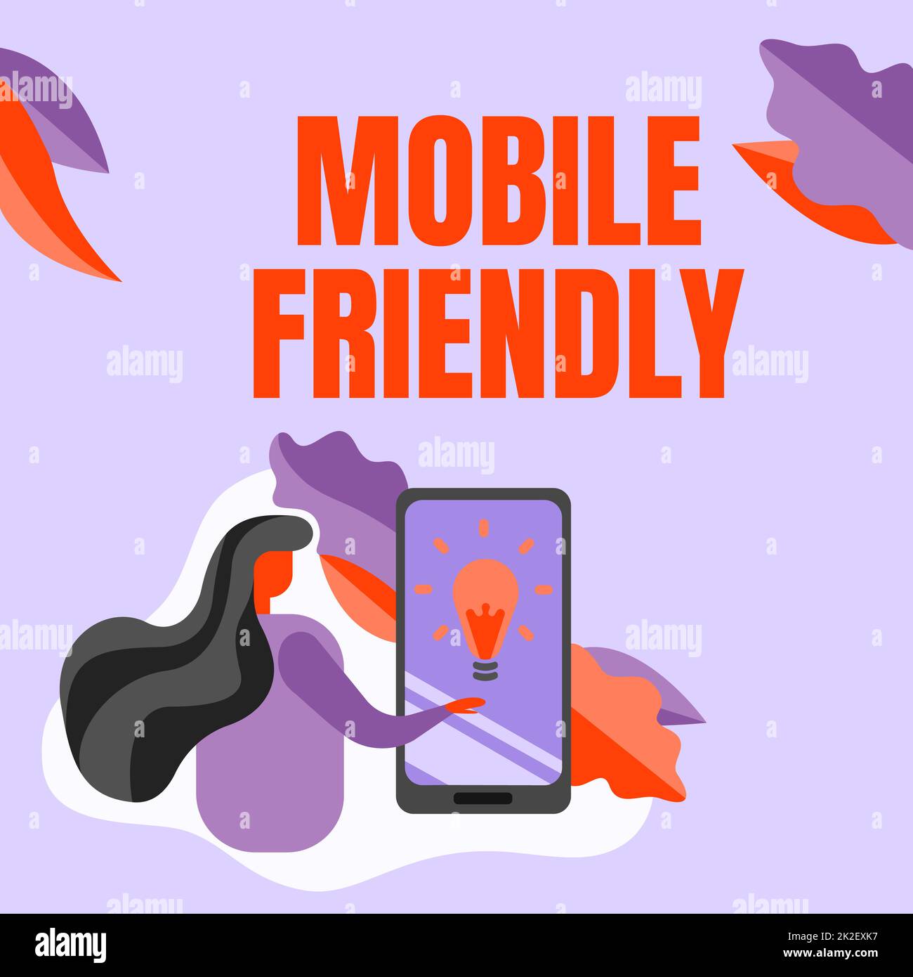 Sign displaying Mobile Friendly. Conceptual photo website is designed ...