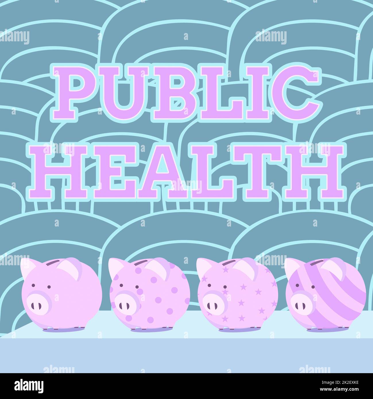 Conceptual display Public Health. Word Written on Promoting healthy ...