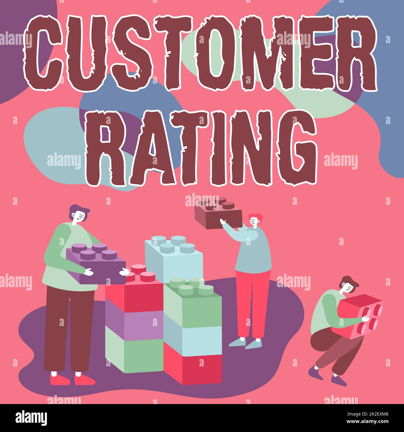 Text sign showing Customer Rating. Business overview Each point of the ...