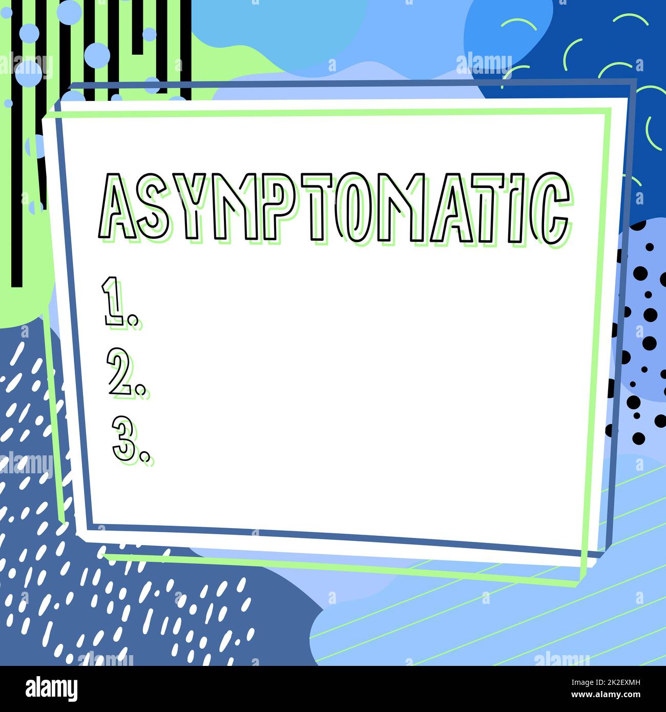 Text showing inspiration Asymptomatic. Business showcase a condition or ... Text showing inspiration Asymptomatic. Business showcase a condition or ...