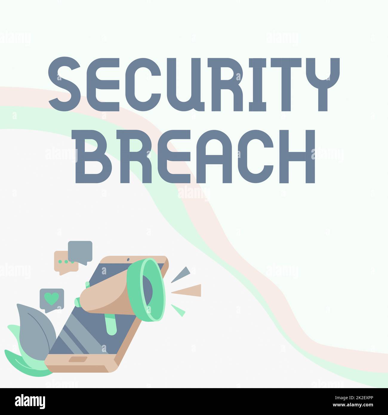 Text showing inspiration Security Breach. Business showcase incident ...