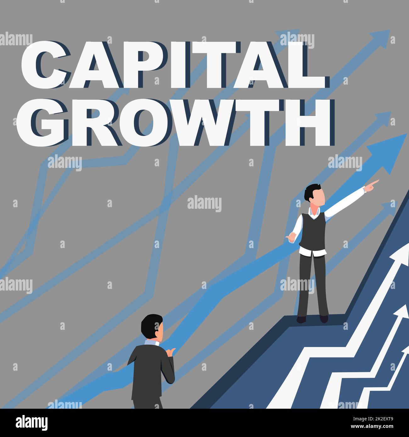 Conceptual display Capital Growth. Business approach increase in the ...
