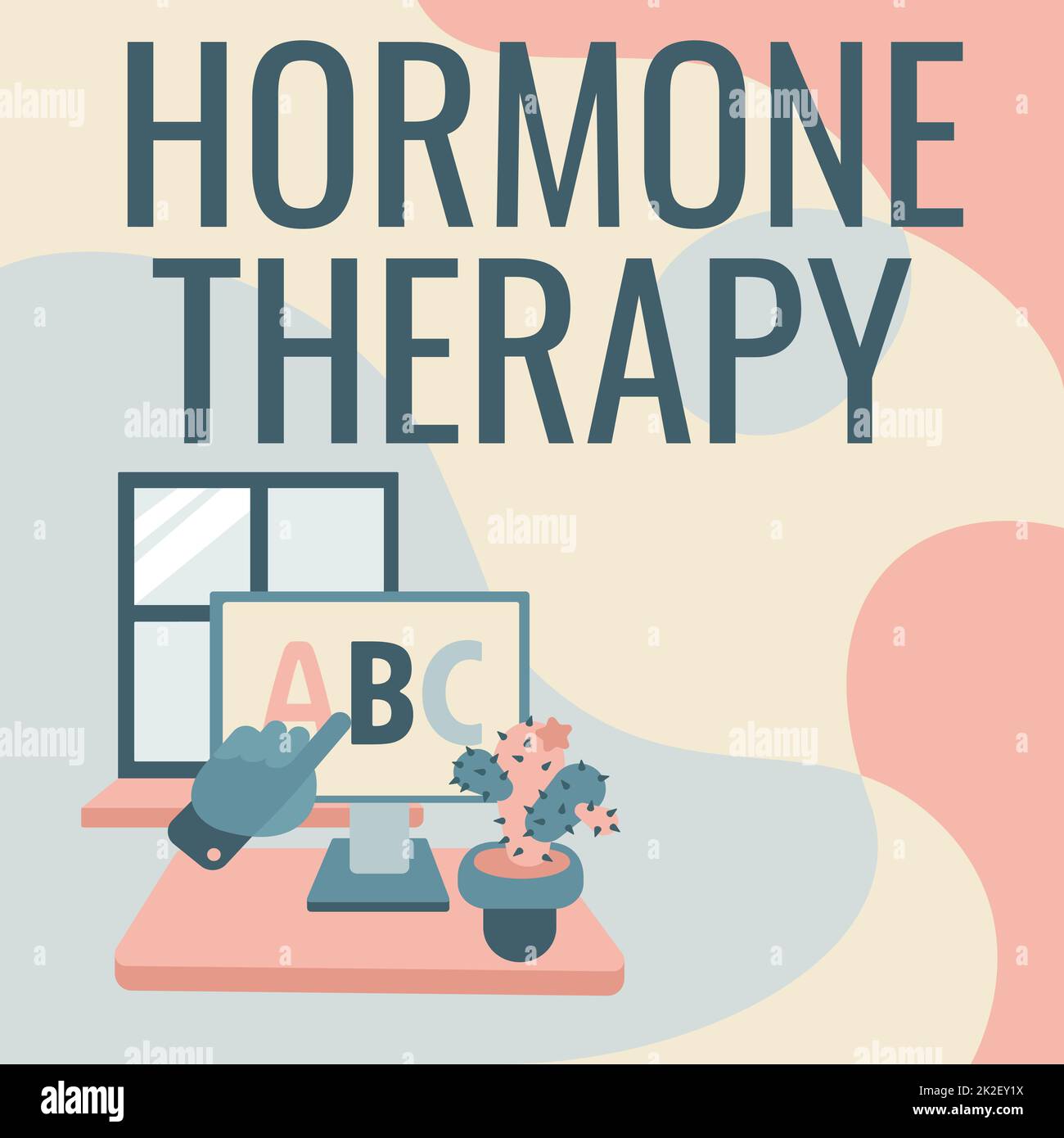 Text sign showing Hormone Therapy. Business showcase use of hormones in ...