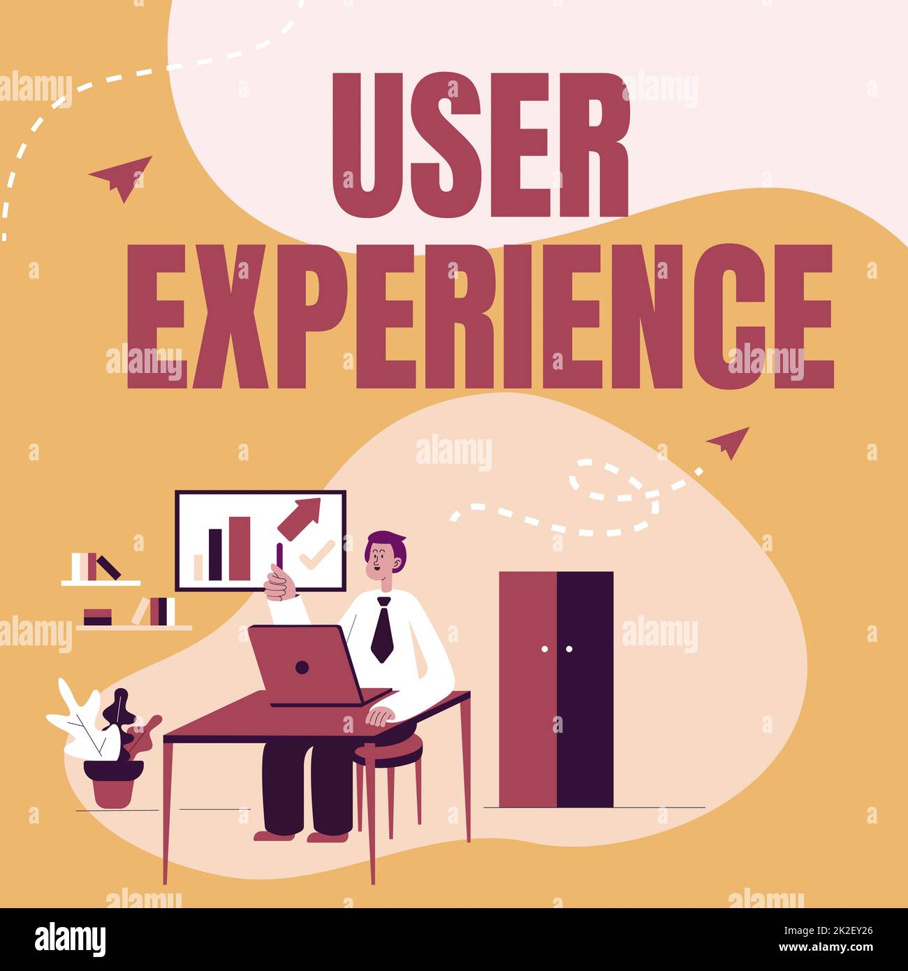 Conceptual display User Experience. Business concept using website especially in terms how ...