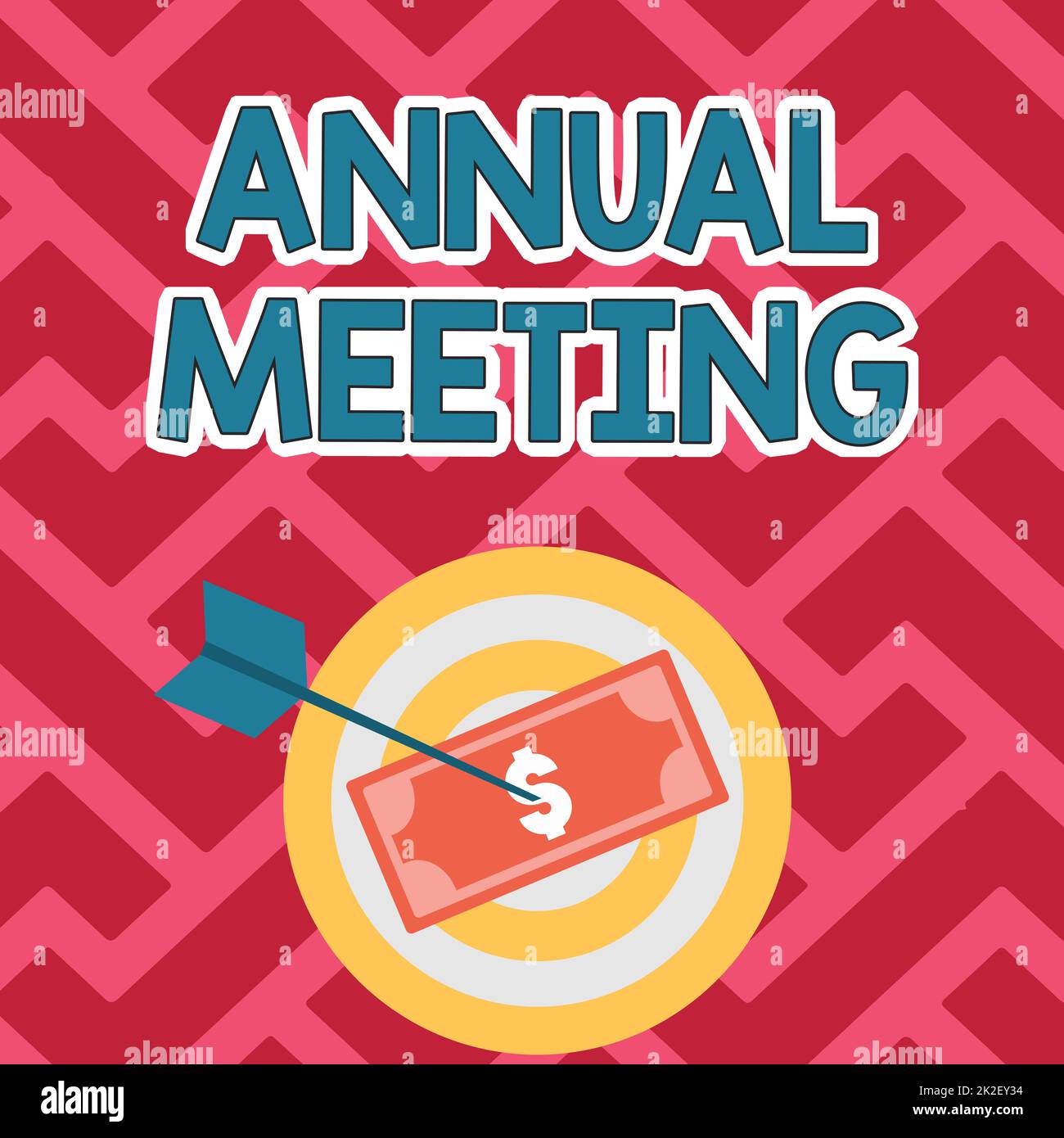 Hand writing sign Annual Meeting. Business showcase Yearly gathering of ...