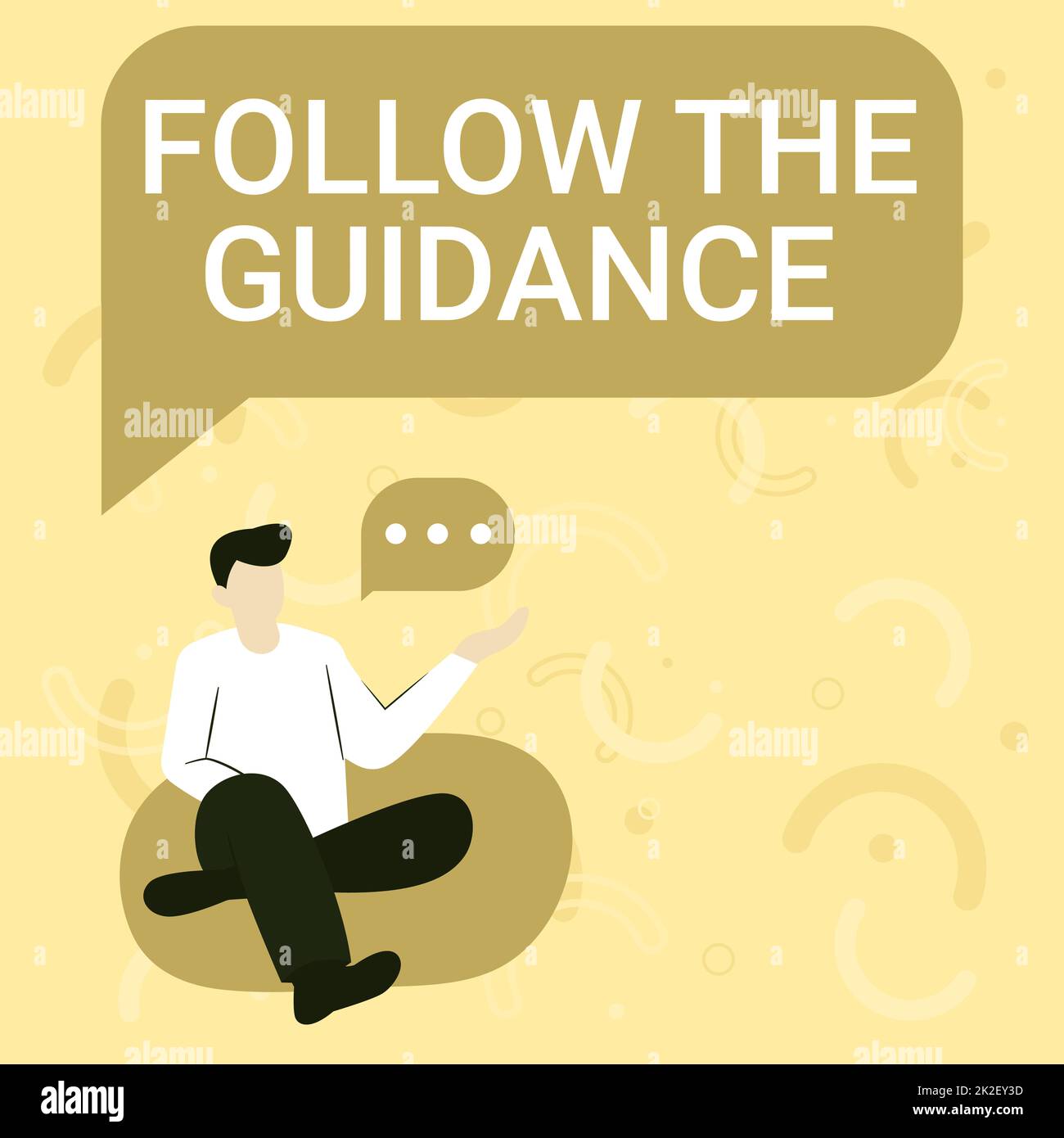 Inspiration showing sign Follow The Guidance. Business overview ...