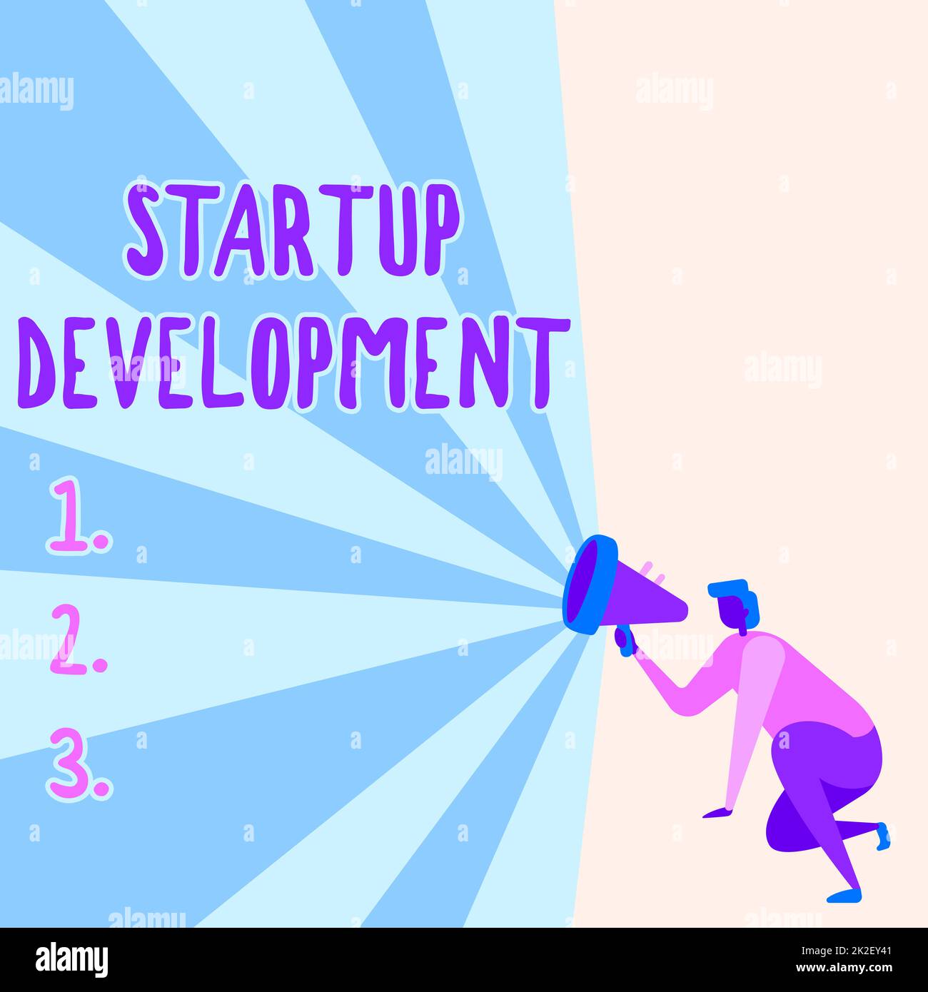 Text caption presenting Startup Development. Business idea efficiently ...