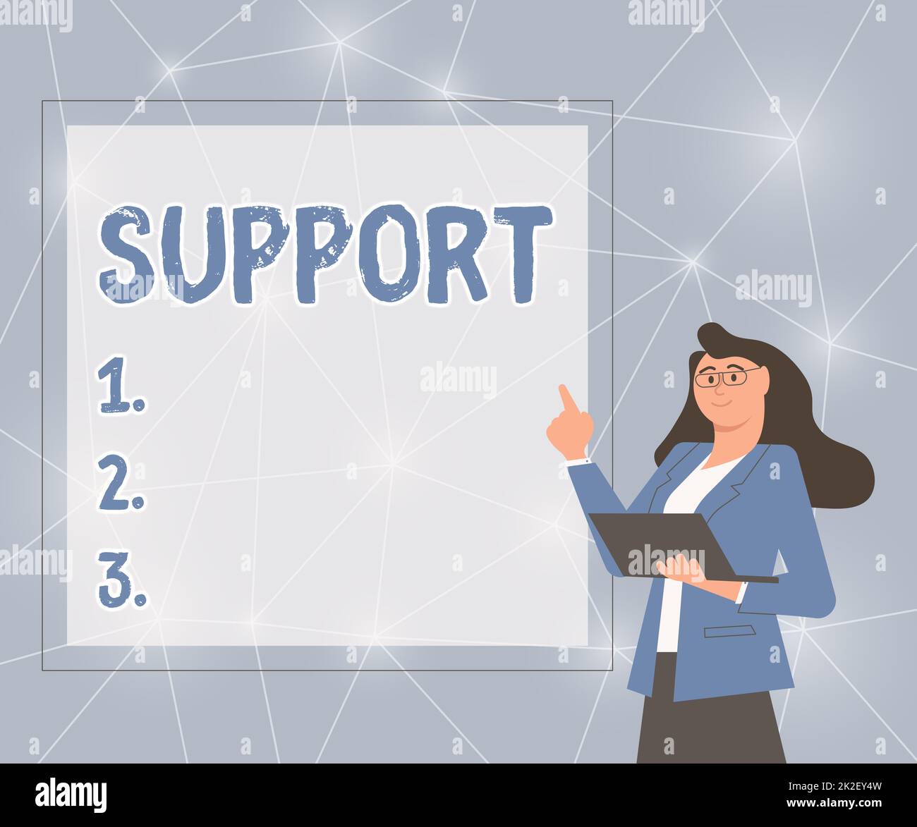 Conceptual caption Support. Business approach Give assistance help ...