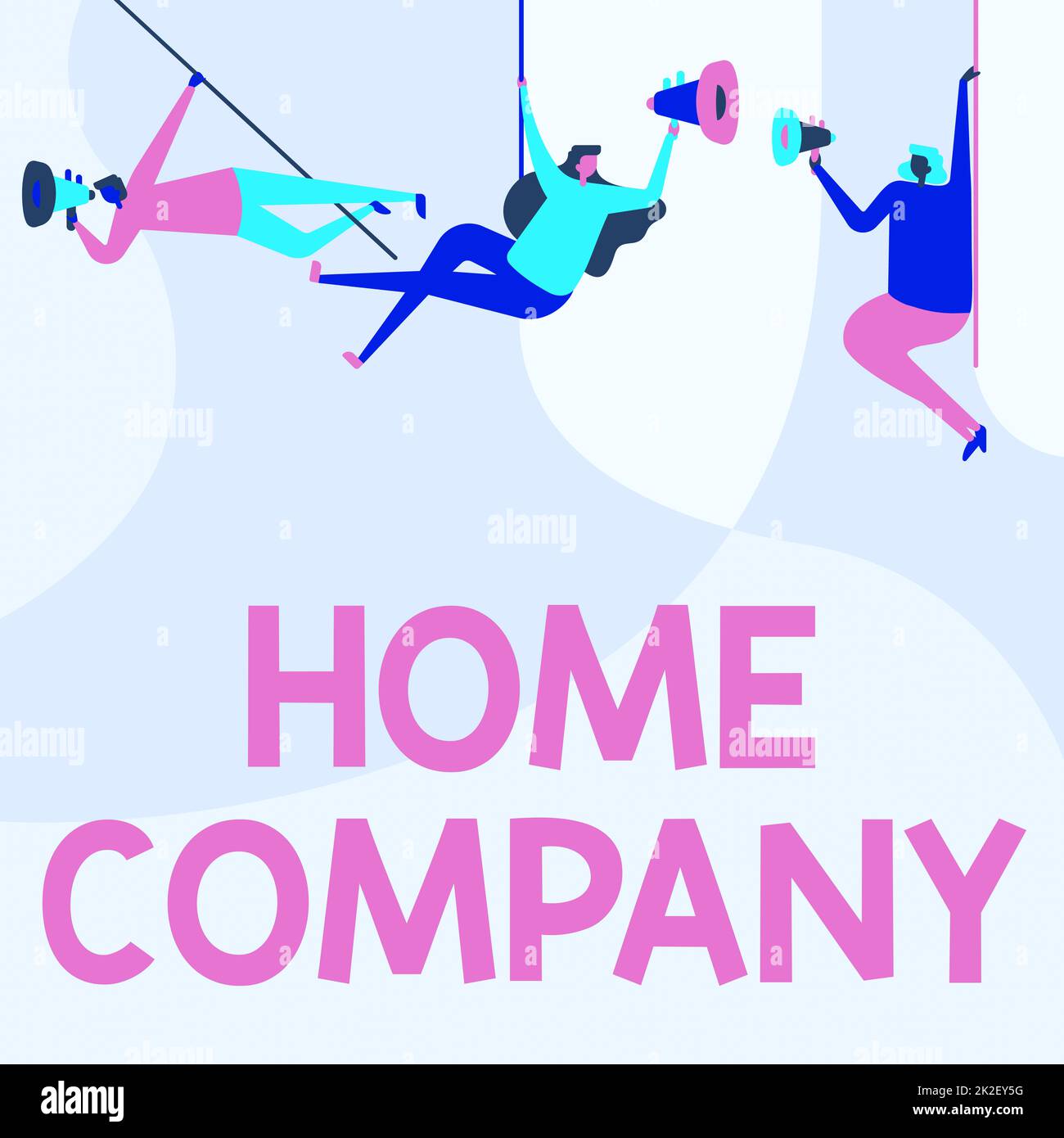 Hand writing sign Home Company. Conceptual photo Small business ...