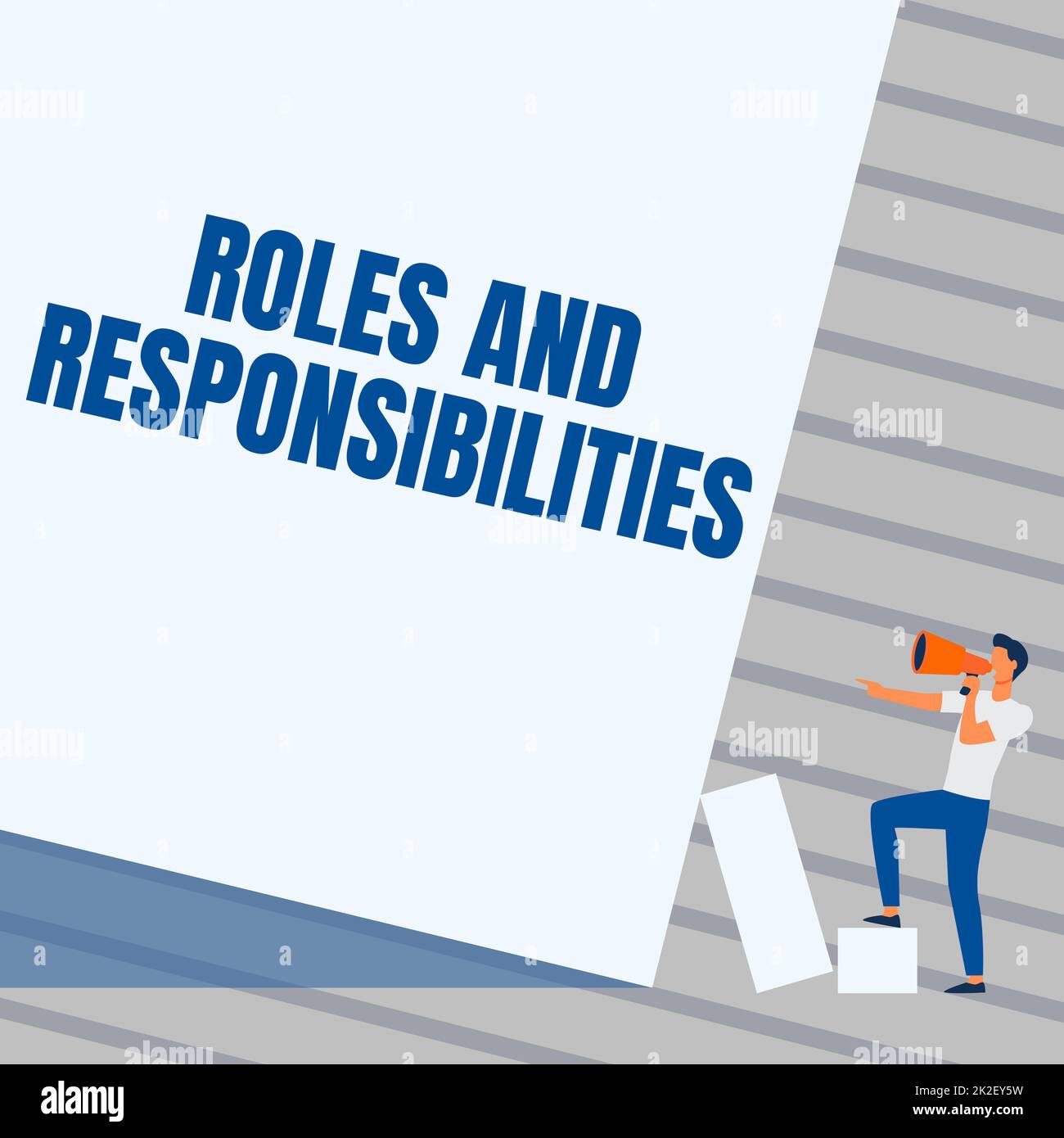 Sign displaying Roles And Responsibilities. Business approach Business ...