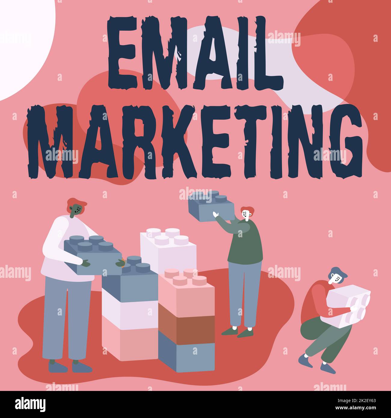 Hand writing sign Email Marketing. Internet Concept Sending a ...