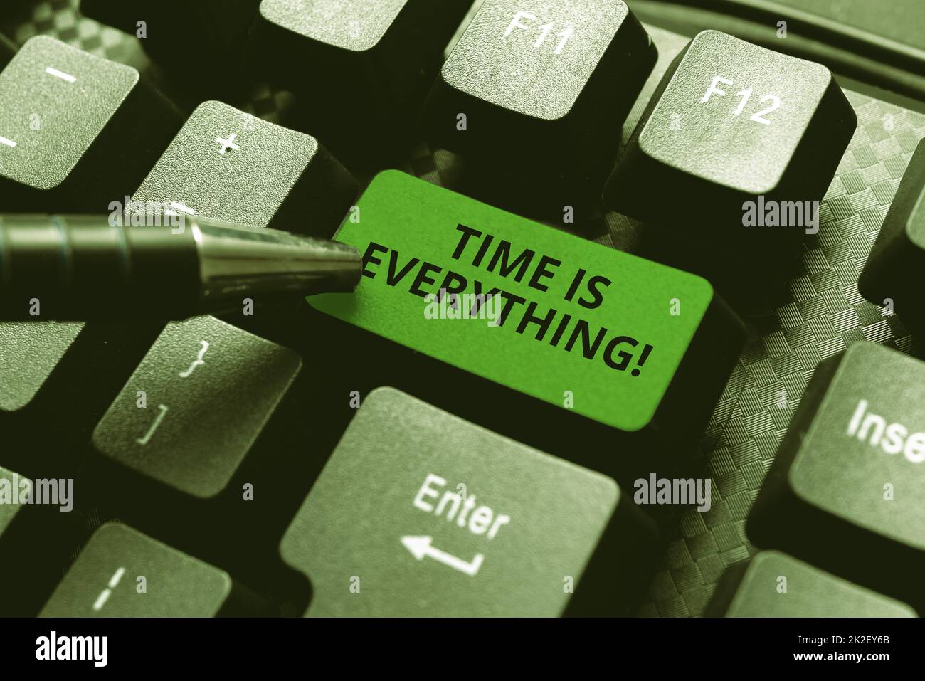 Text sign showing Time Is Everything. Word Written on Consideration ...