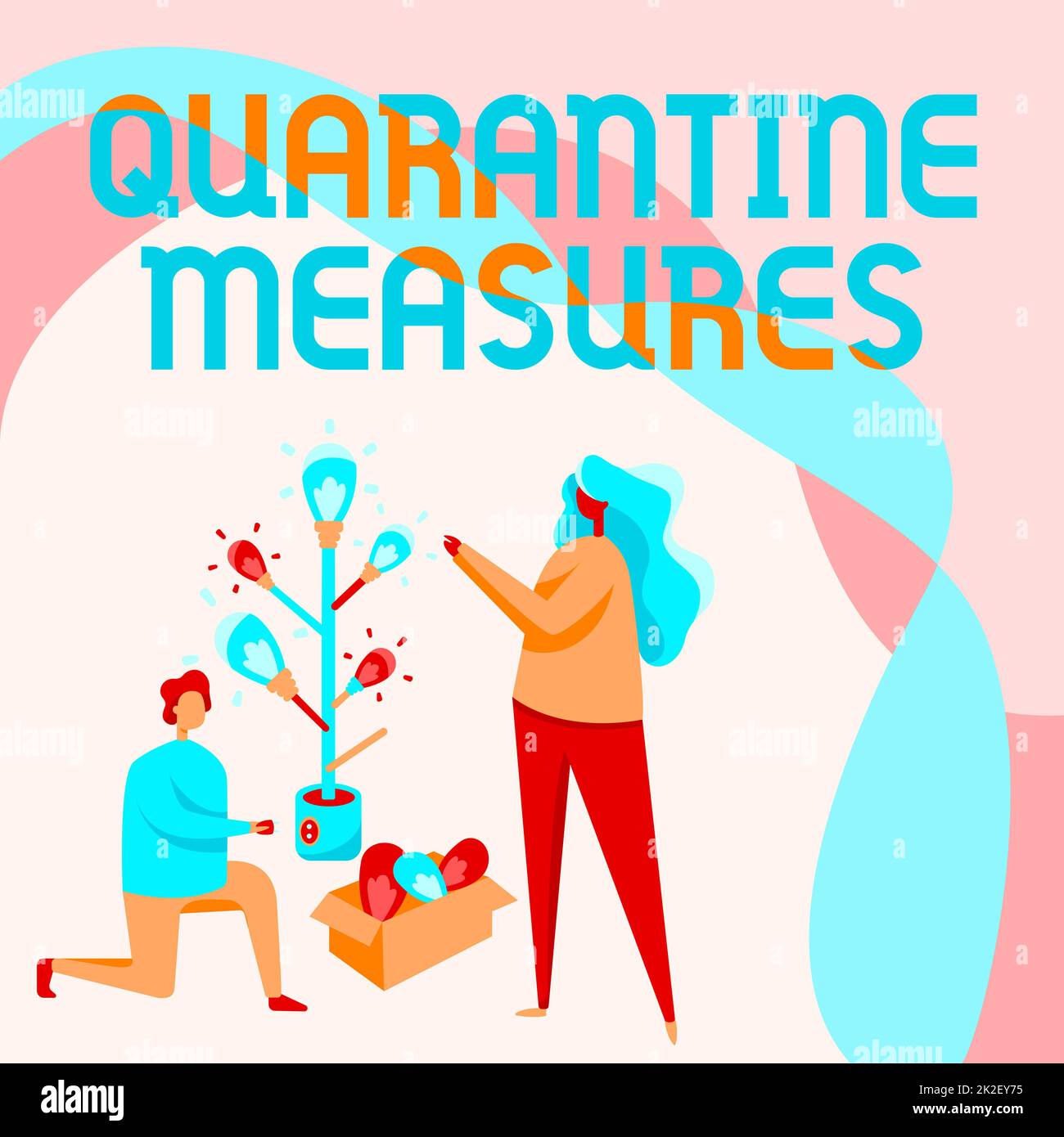 Handwriting text Quarantine Measures. Business showcase safety ...