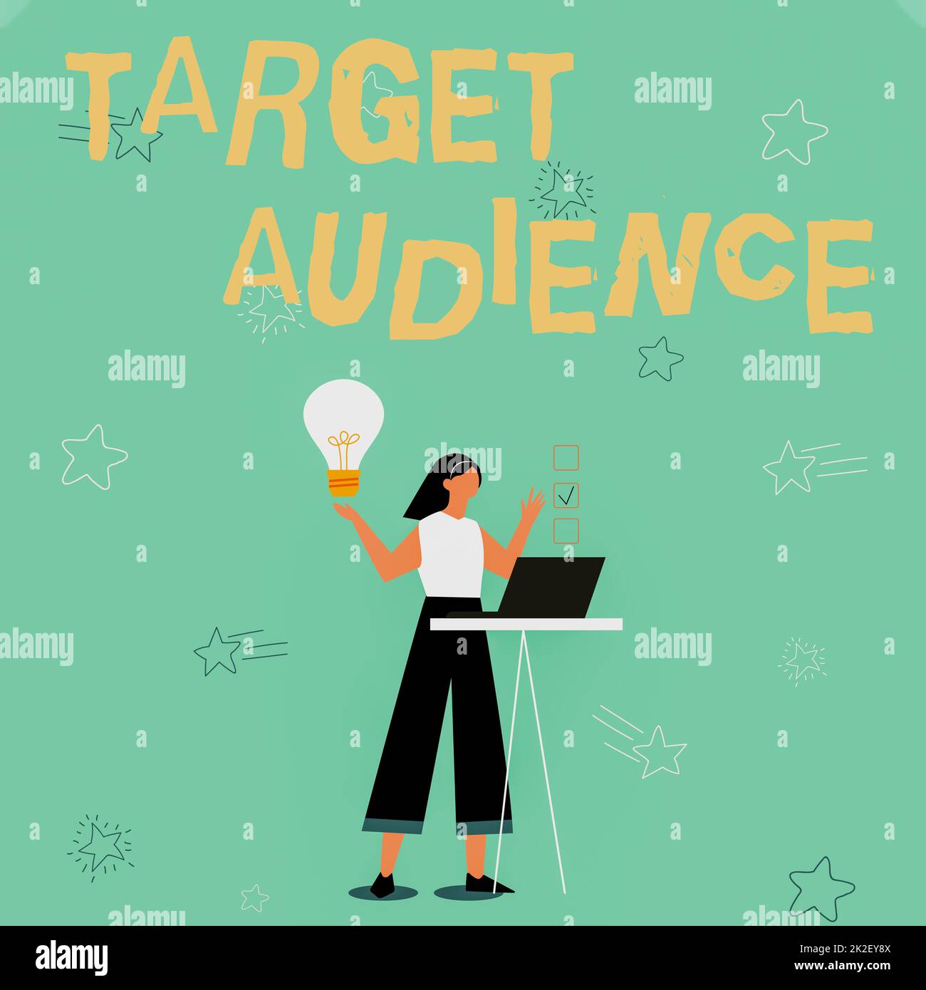 Handwriting text Target Audience. Concept meaning category of showing ...