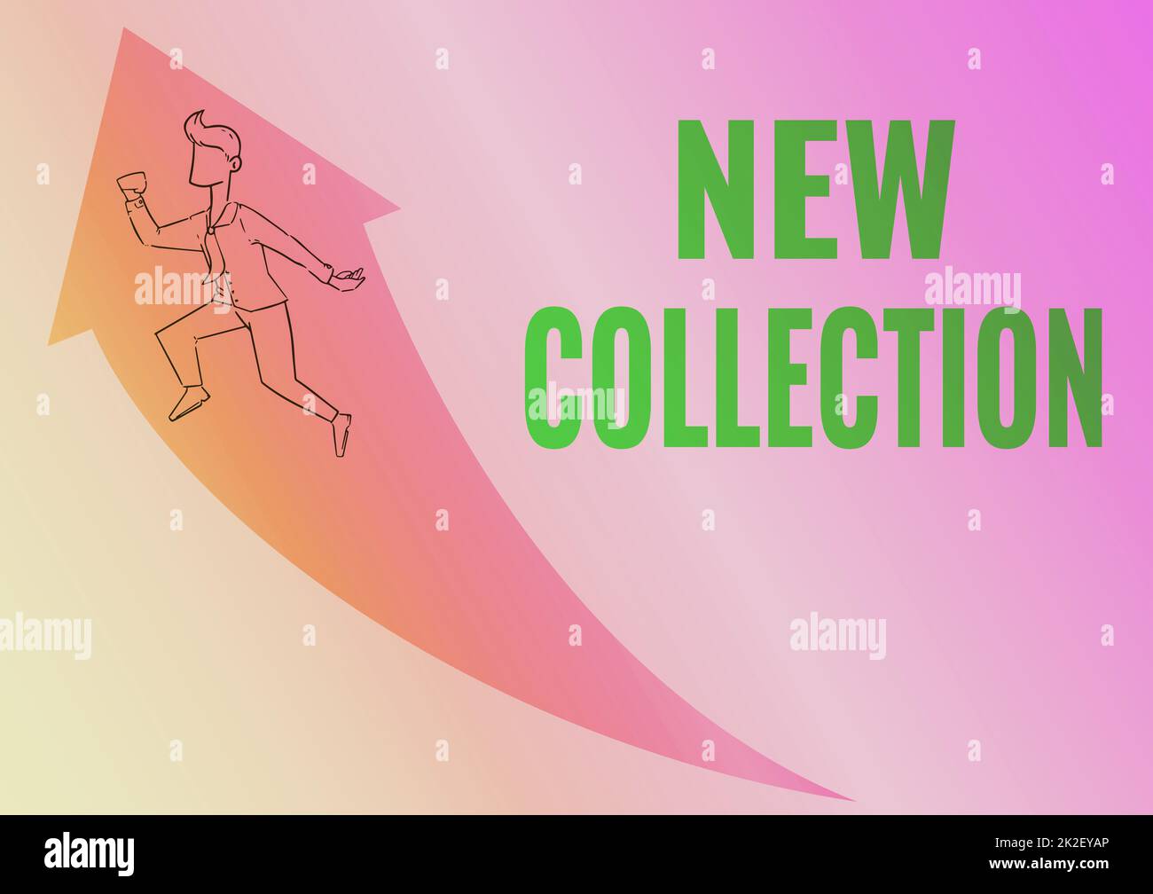 Sign displaying New Collection. Business approach fresh look at the ...