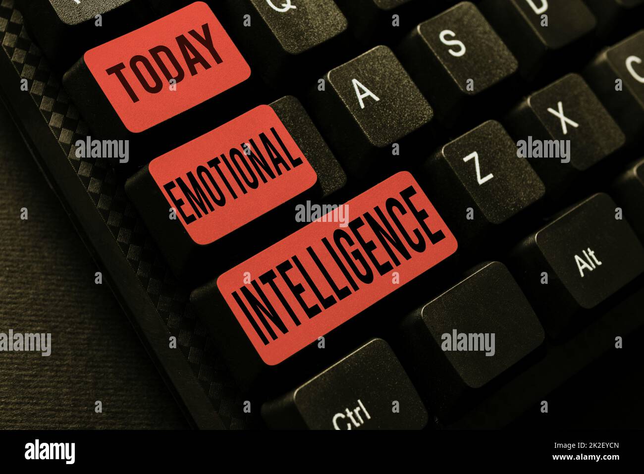 Conceptual display Emotional Intelligence. Business concept capacity to ...