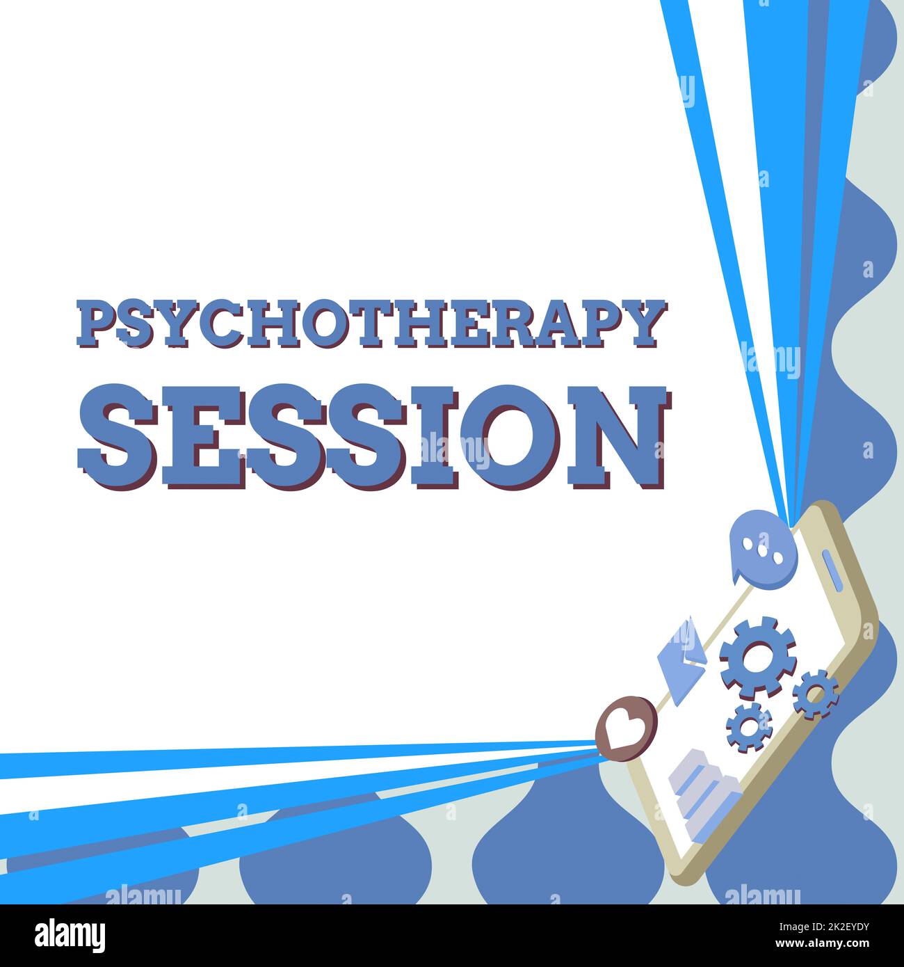 Conceptual display Psychotherapy Session. Word Written on treatments ...