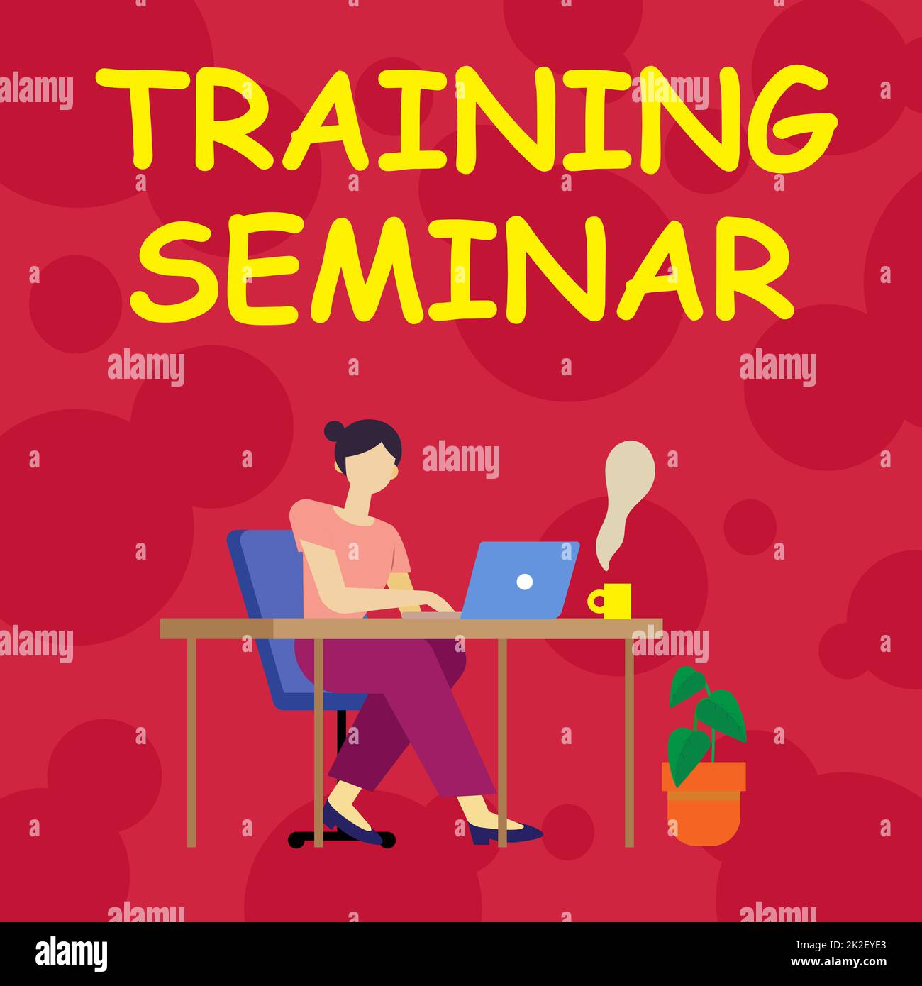 Hand writing sign Training Seminar. Business approach Academic ...