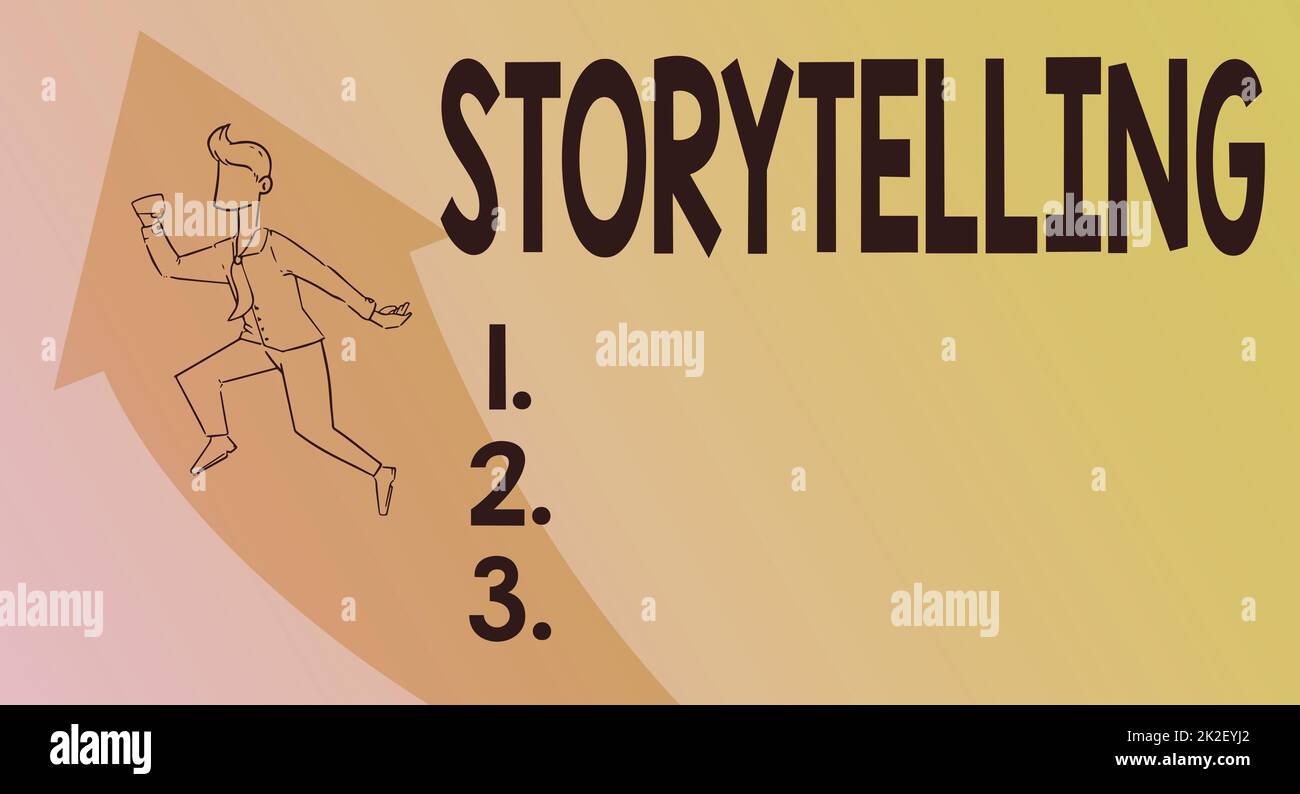 Handwriting text Story Telling. Business idea social and cultural ...