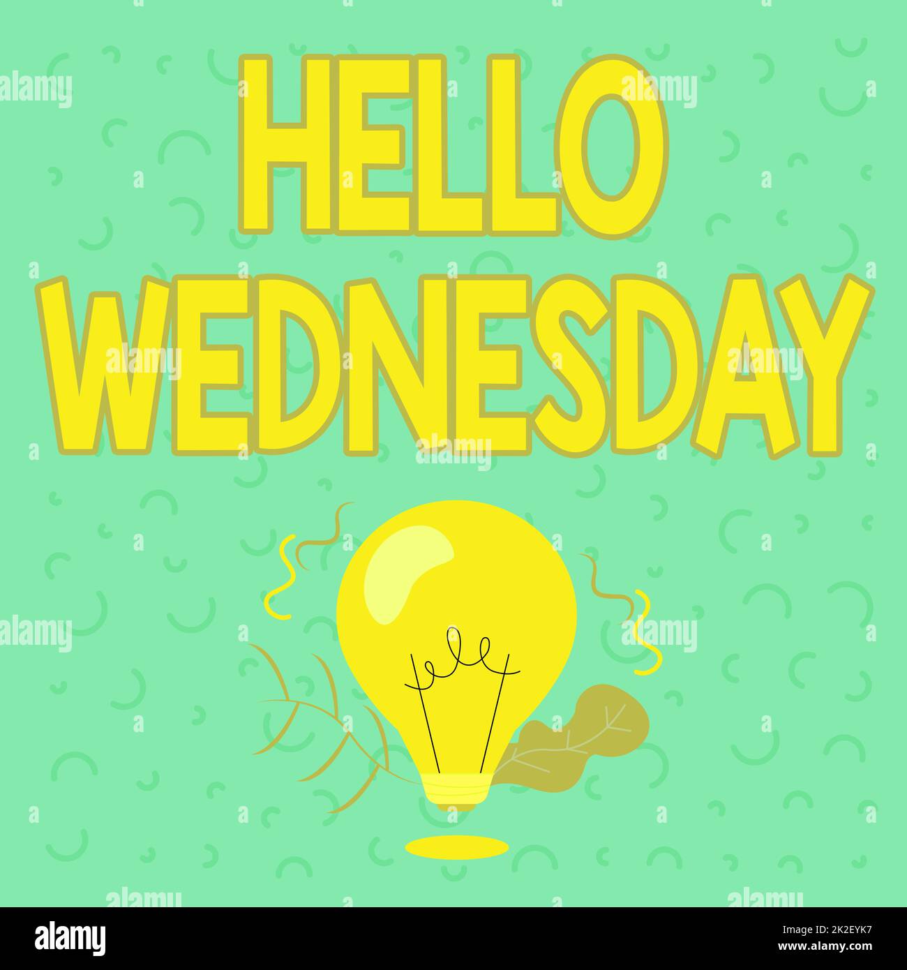 Writing displaying text Hello Wednesday. Business overview Hump day ...