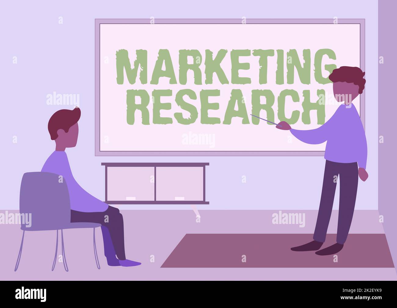 Conceptual display Marketing Research. Word Written on process of ...