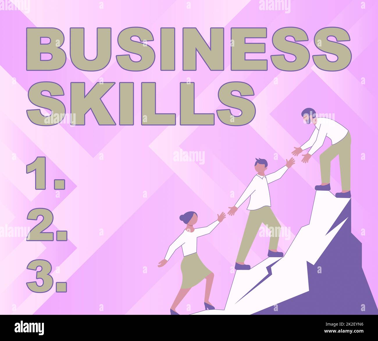 Conceptual display Business Skills. Business approach An ability to ...