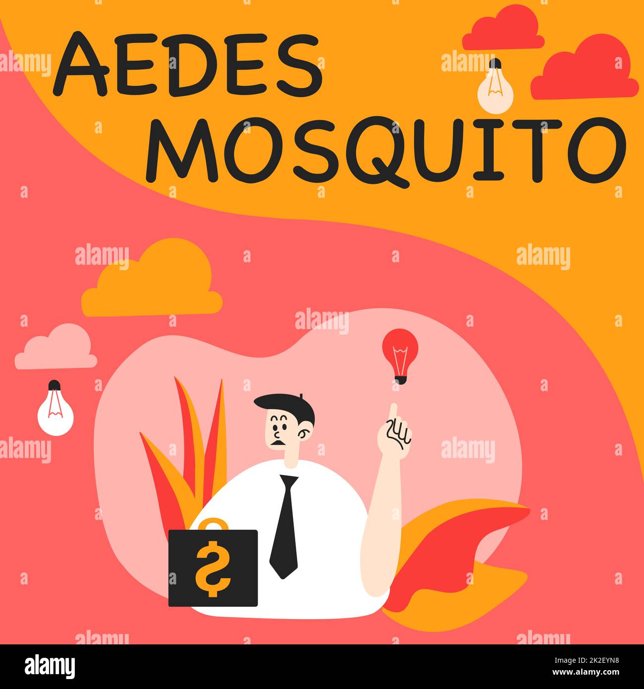 Handwriting text Aedes Mosquito. Internet Concept the yellow fever ...