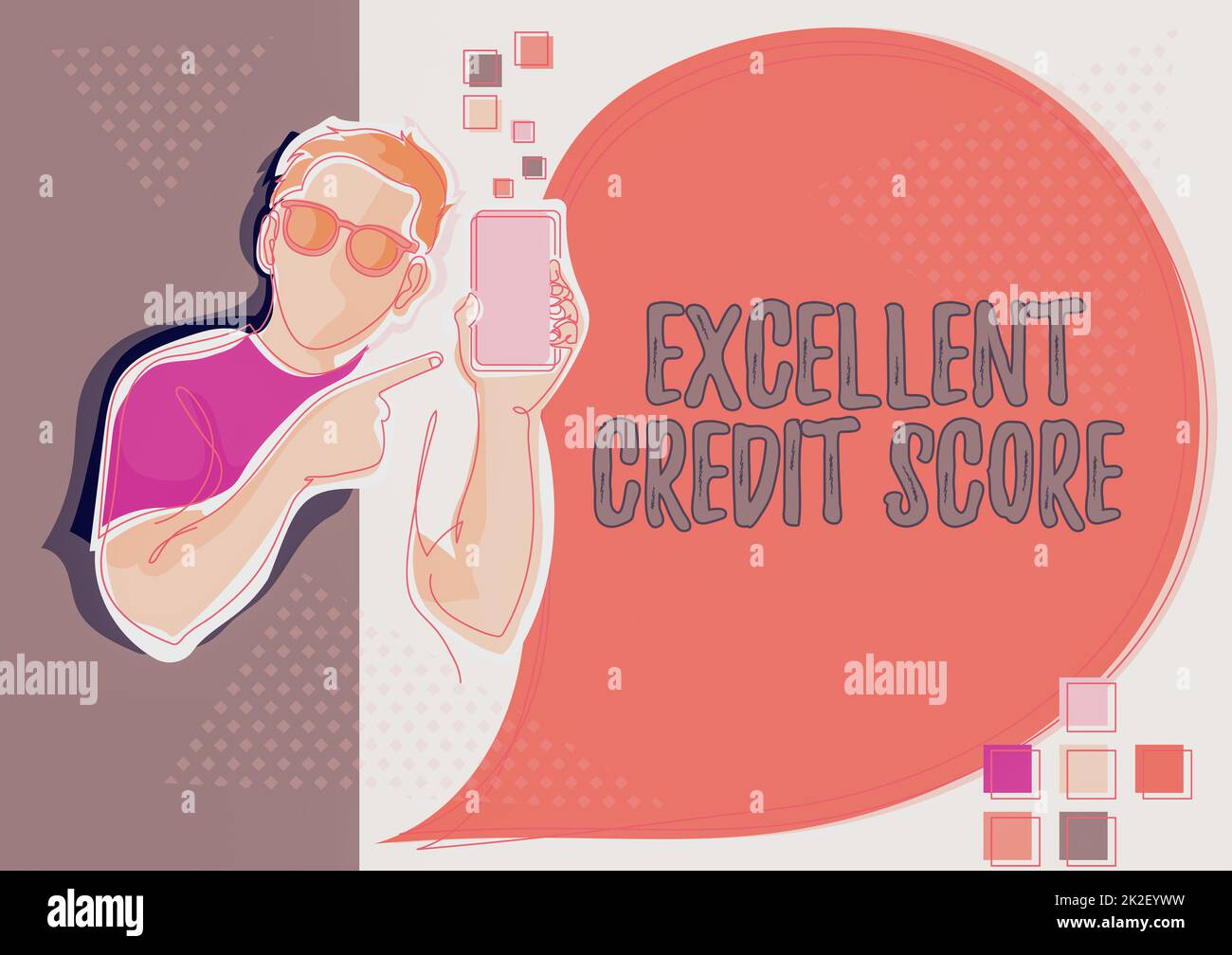 Writing displaying text Excellent Credit Score. Conceptual photo number ...