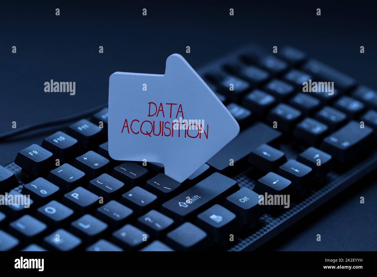 Conceptual caption Data Acquisition. Business showcase way to obtain ...