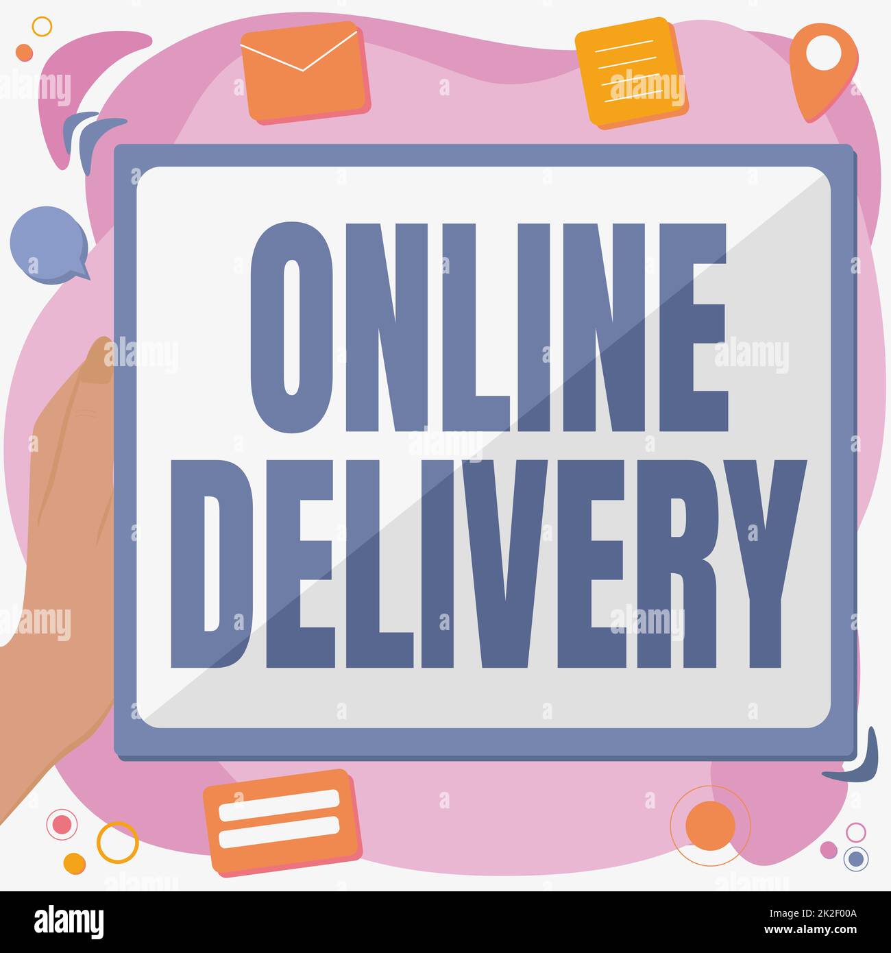 Packing boxes delivery online Cut Out Stock Images & Pictures - Alamy