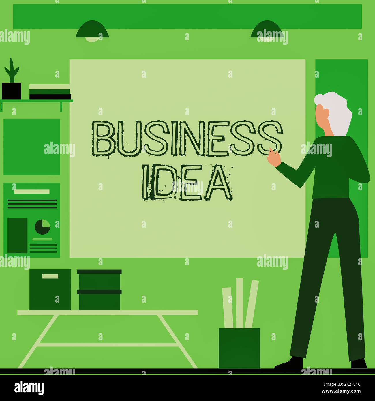 Text showing inspiration Business Idea. Business concept the concept ...
