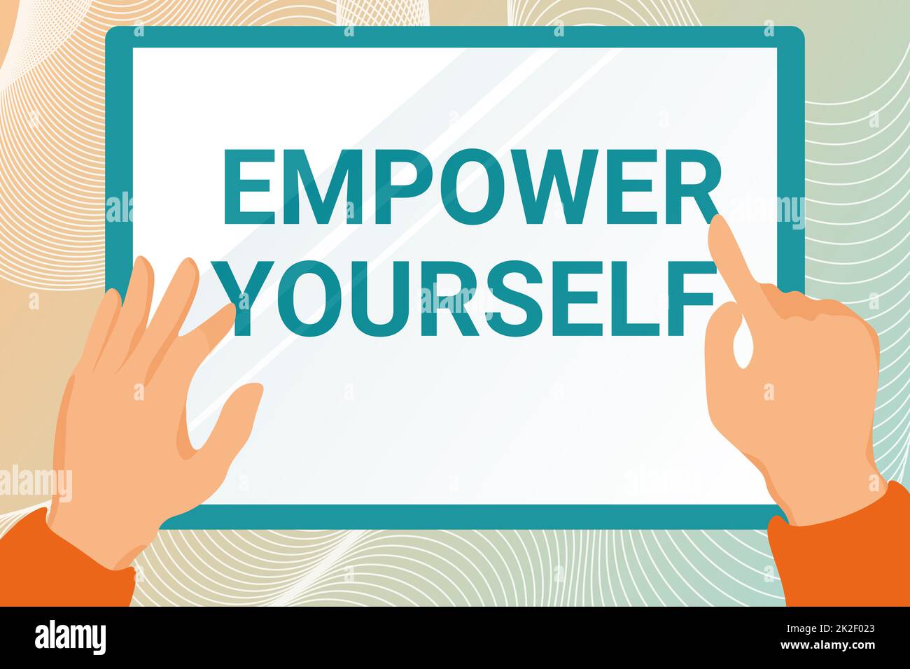 Hand writing sign Empower Yourself. Word for taking control of life ...