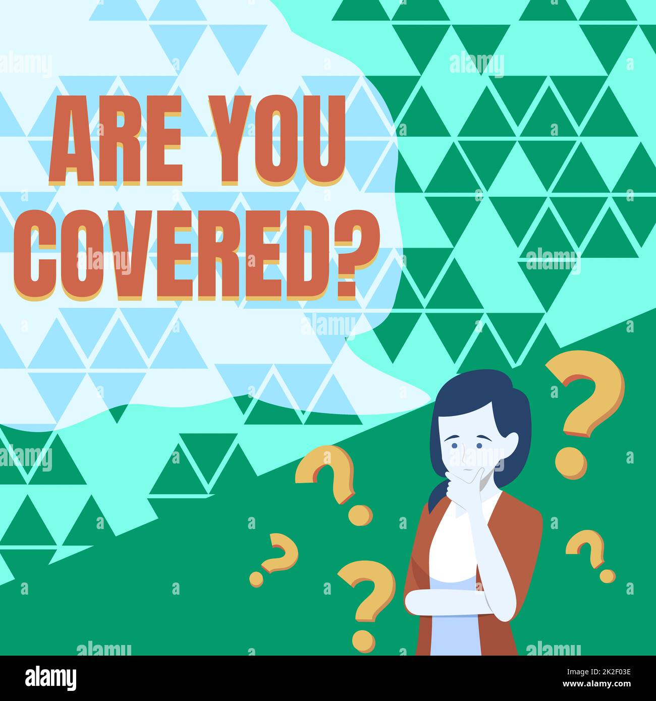 Writing displaying text Are You Coveredquestion. Word for Asking ...