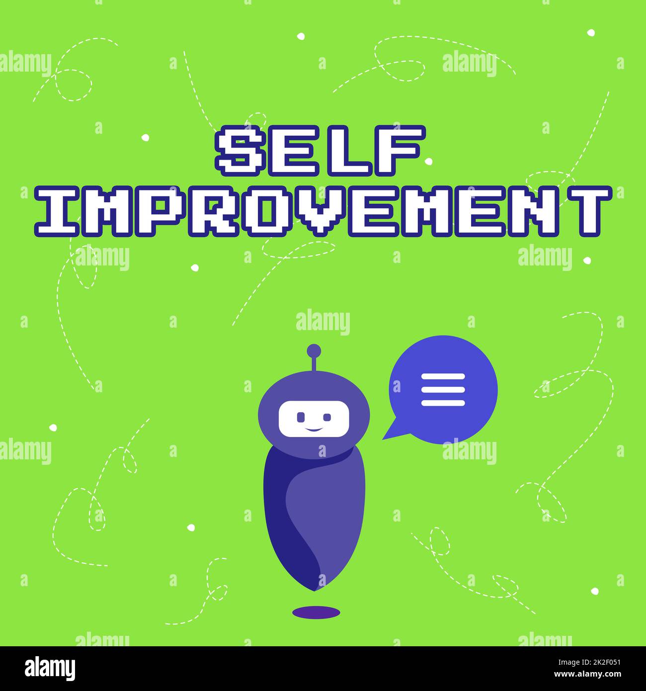 Hand writing sign Self Improvement. Conceptual photo process of making ...