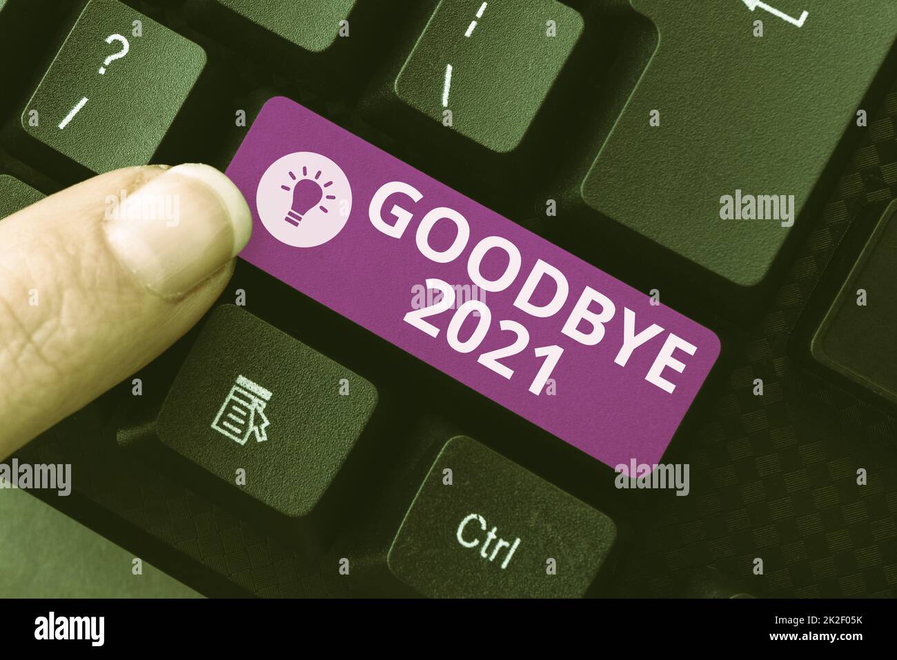 Conceptual display Goodbye 2021. Word for welcoming and celebrating a ...