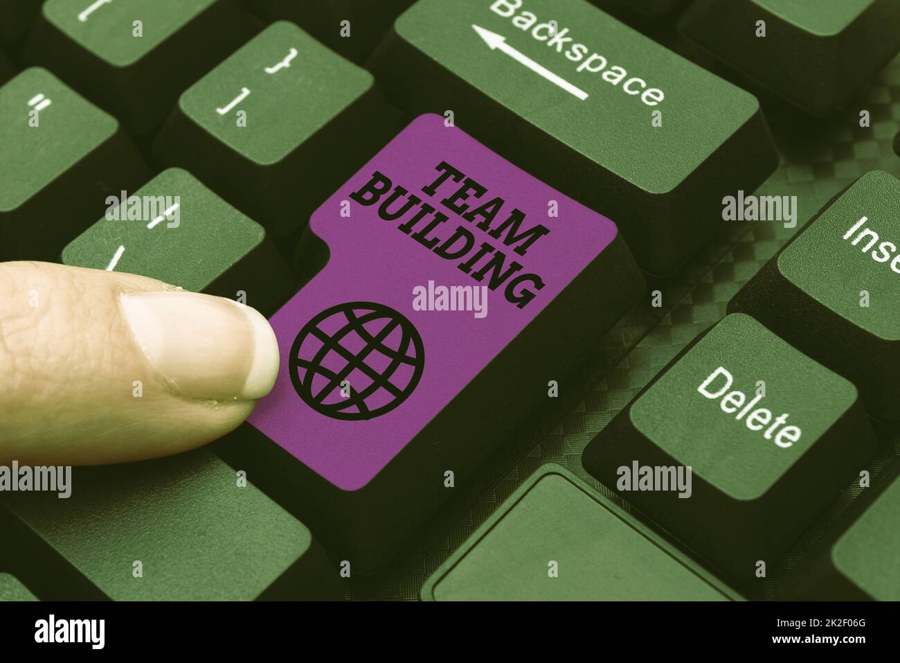 Conceptual caption Team Building. Word for Types of activities used to ...