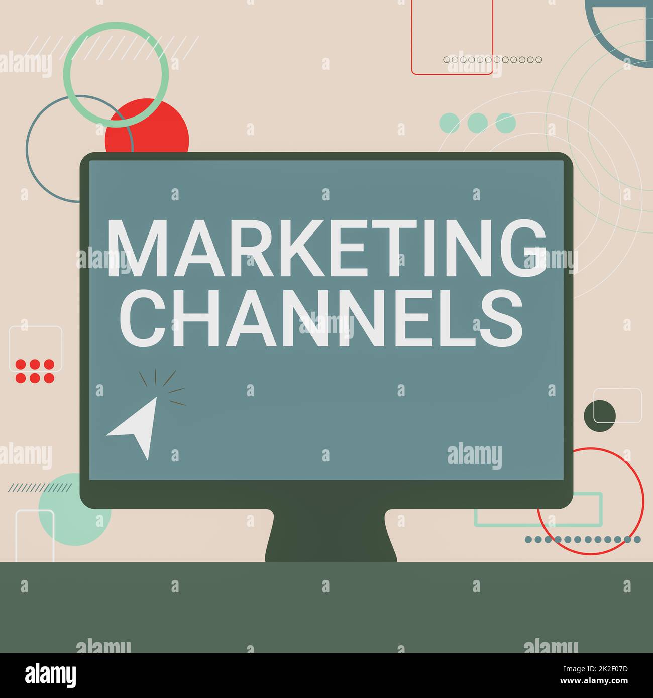 Writing displaying text Marketing Channels. Word Written on the ...