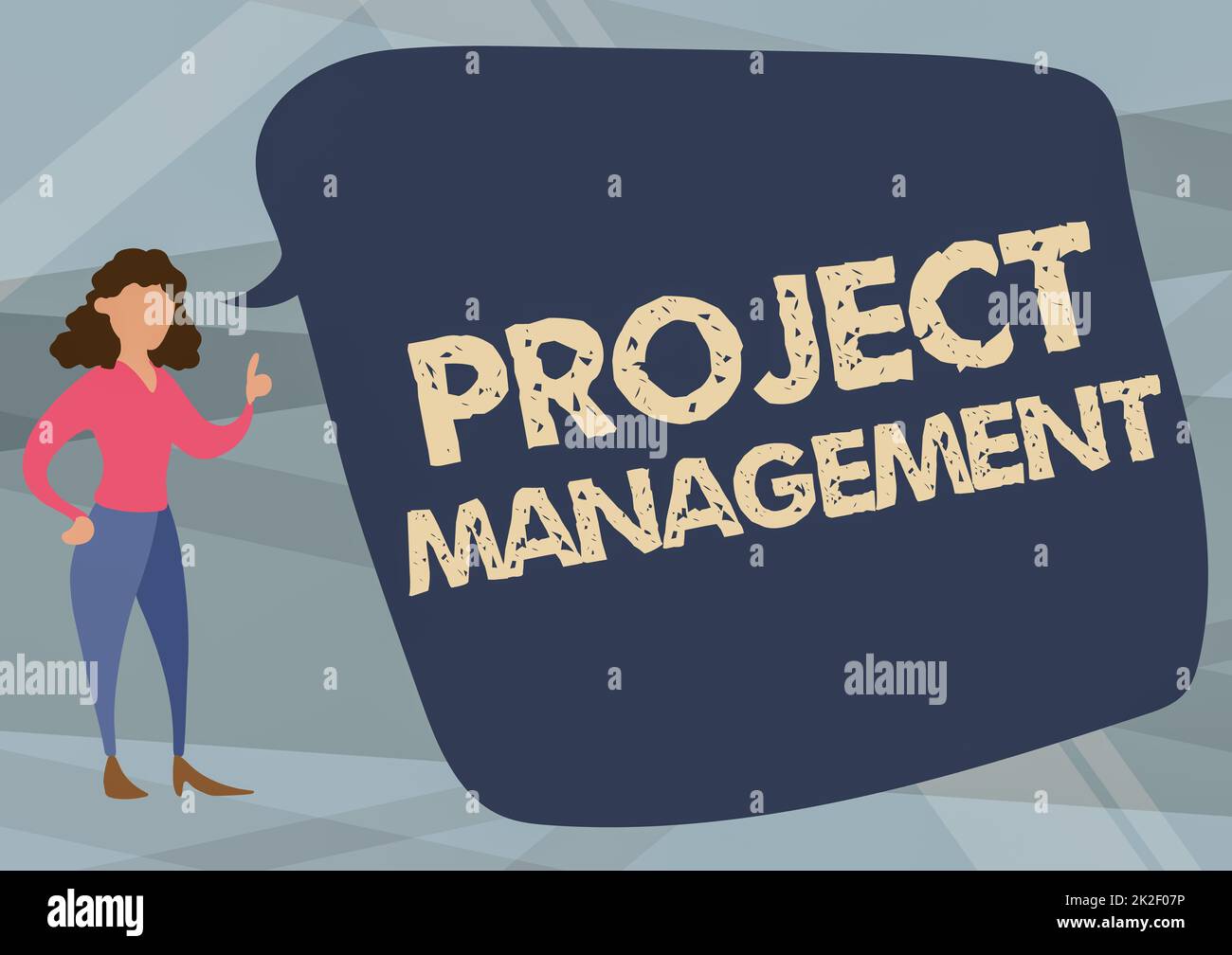 Text sign showing Project Management. Business showcase Application ...