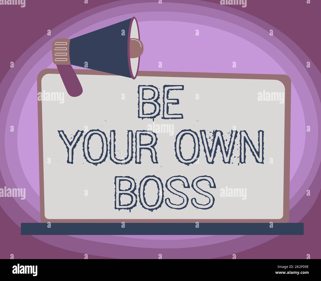 Handwriting text Be Your Own Boss. Business concept Entrepreneurship ...