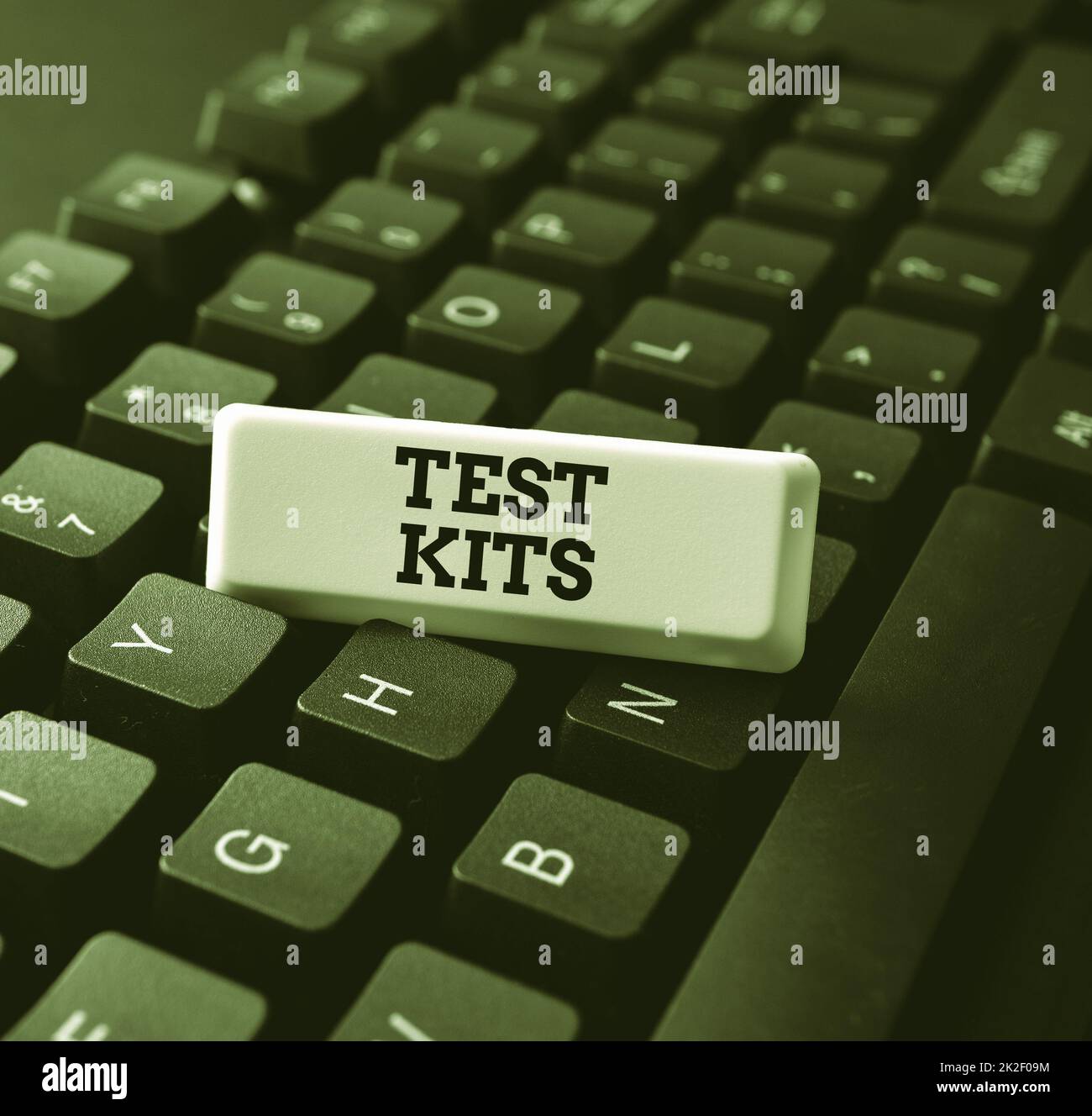 Conceptual caption Test Kits. Conceptual photo tools used to detect the ...