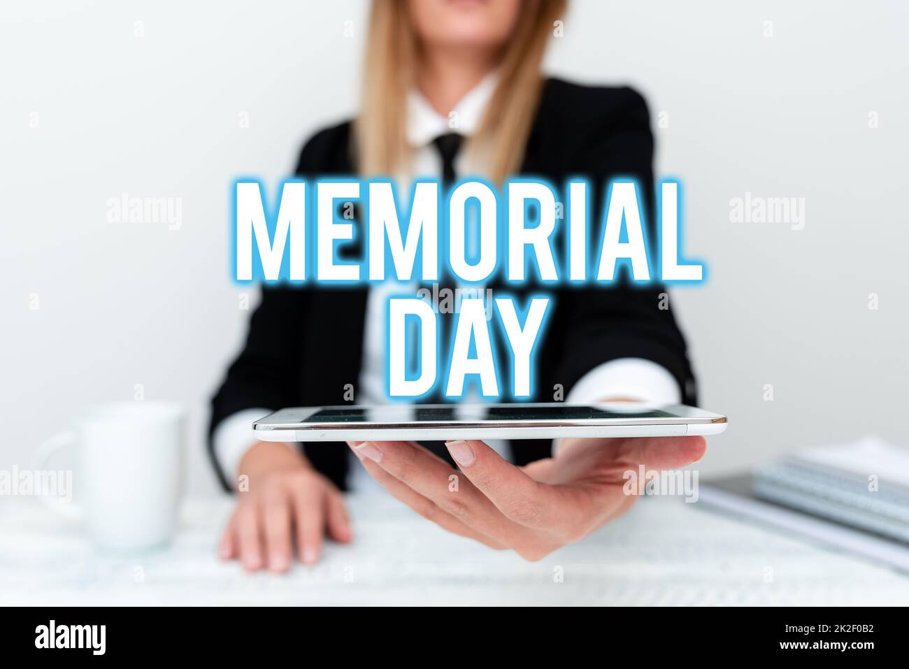 Writing displaying text Memorial Day. Business overview remembering the ...